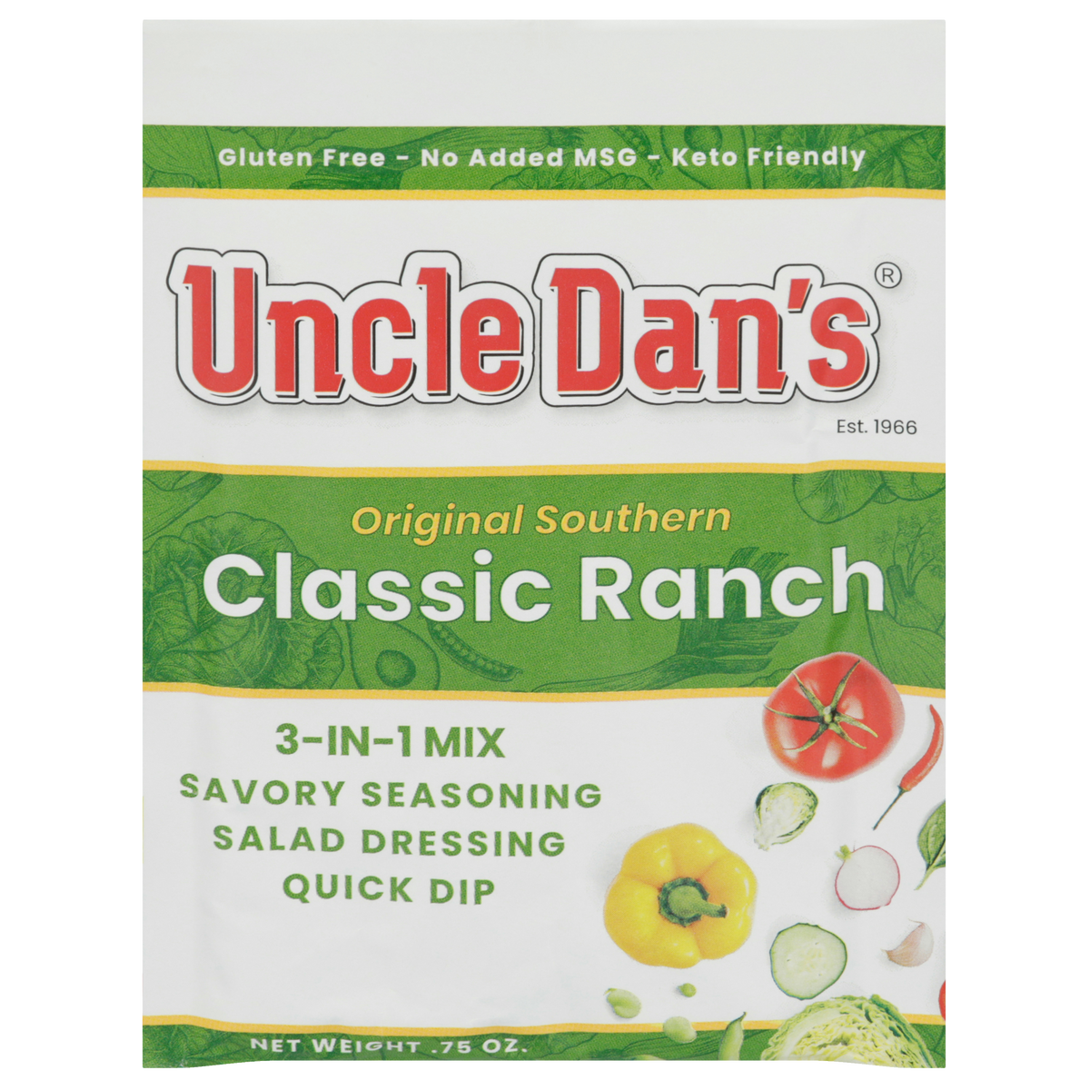 Uncle Dan's Original Southern Classic Ranch - Homemade Ranch Dressing ...