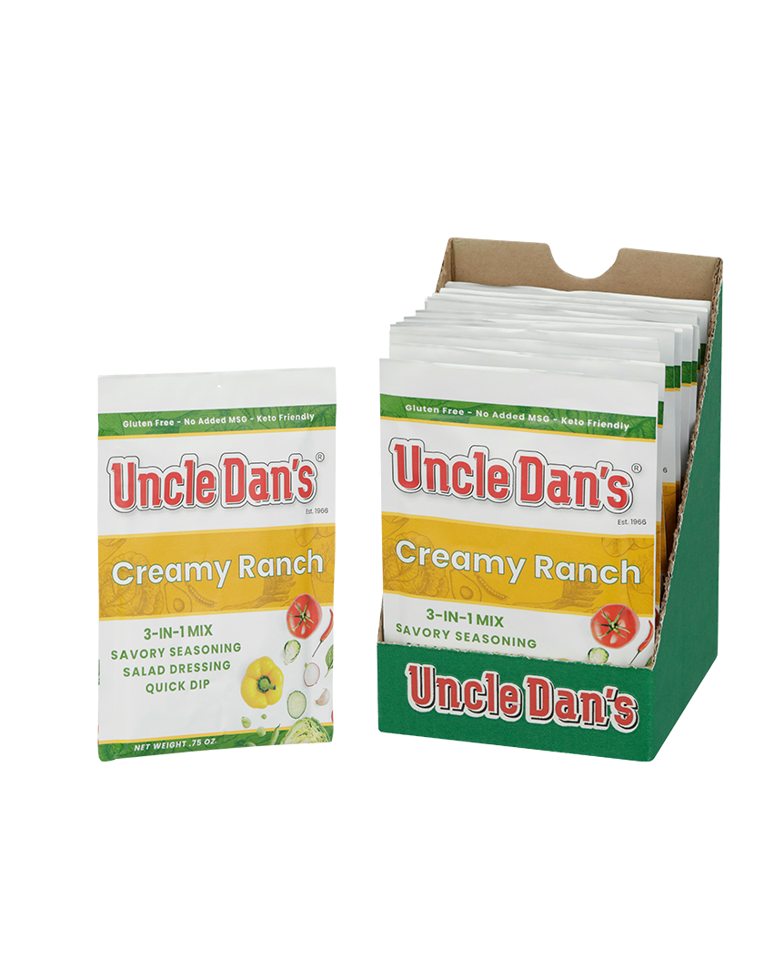 Uncle Dan's Creamy Ranch - Bold, Flavorful Dressing Mix for Your ...